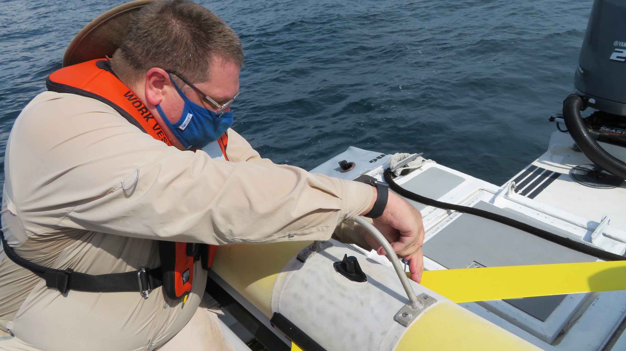 James Bird attaching Franklin's wings_photo_credit_benprueitt - SECOORA