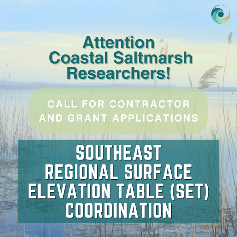 Seeking: Surface Elevation Table Coordinator - SECOORA